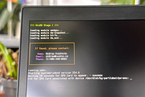 Display Contact Info In Nixos Boot Stage 1 Help Nixos Discourse