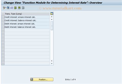 OB SAP Tcode C FI Maintain Table T B