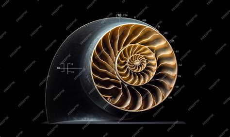 Premium Ai Image Graphic Representation Of The Fibonacci Sequence And