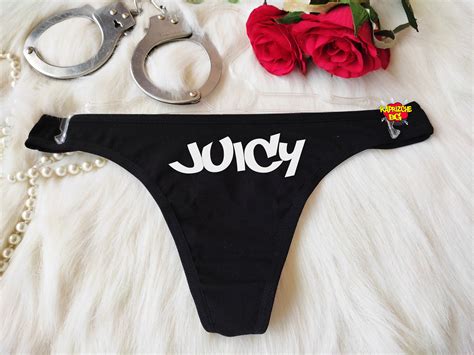 Juicy Sexy Thong Pantiesg Stringthong Bikinichristmas T Etsy 日本