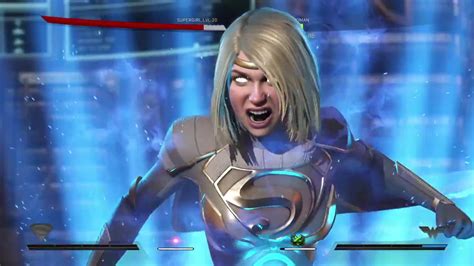 Injustice 2 God Supergirl Vs God Wonder Woman Single Fight Youtube