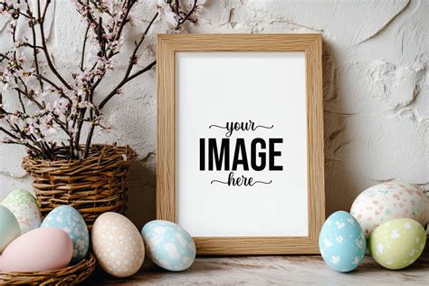 Easter Background Frame Mockup Graphic By Shamiul · Creative Fabrica