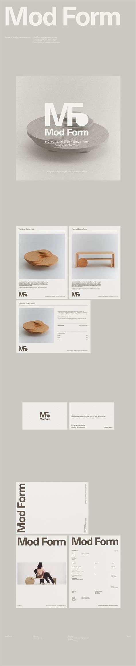 Mod Form Redesign On Behance