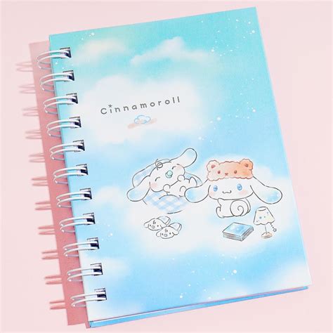 Cinnamoroll And Milk Cloudy Ring Notebook Blippo