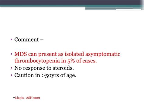 Thrombocytopenia In Clinical Practice Pptx