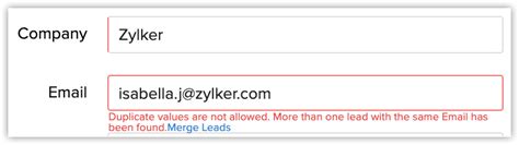 Checking Duplicate Records Online Help Zoho Crm