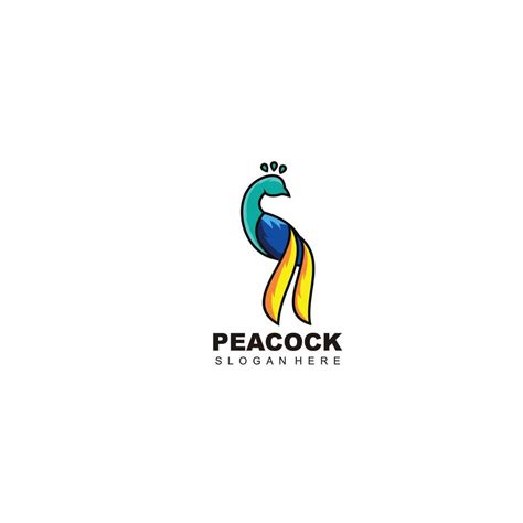 Peacock Logo Vector Design Illustration 17130463 Vector Art At Vecteezy