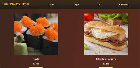Github Abha2510mealdb Mealdb Is The Online Food Buying Website On The Original Website You