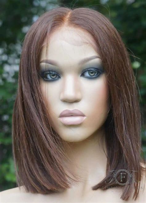 Bob Cut Human Hair Wig Fine Lace