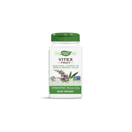 Vitex Fruit/ Витекс (плод) 400 mg x 320 капсули Nature’s Way - Аптека ...
