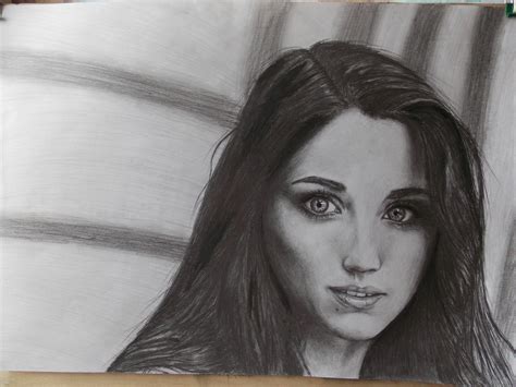 Иллюстрация Девушка карандашом