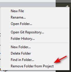 Sublimetext How To Remove Button In Sublime Text From Context Menu Stack Overflow