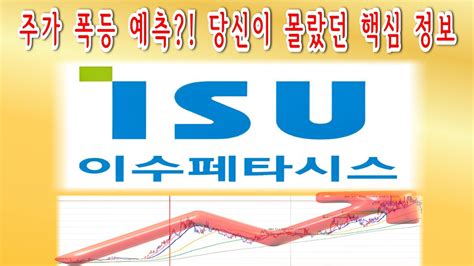 💥긴급 속보🚨 이수페타시스 주가 폭등 임박 숨겨진 핵심 정보 대공개😱 Youtube