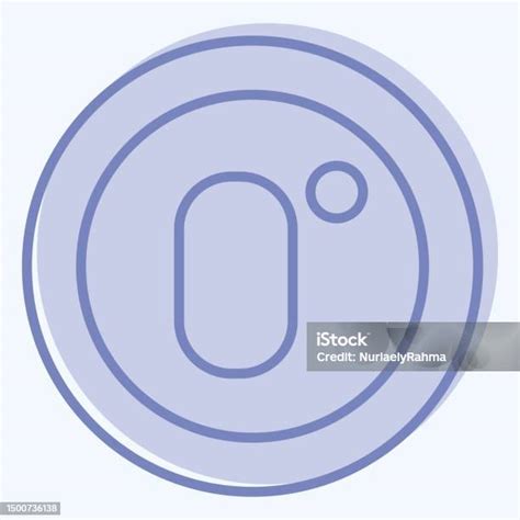 아이콘 영점 에어컨 기호와 관련이 있습니다 투톤 스타일 심플한 디자인 편집 가능 간단한 그림 개념에 대한 스톡 벡터 아트 및