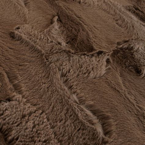 Hide Minky Chestnut Thread Count Fabrics