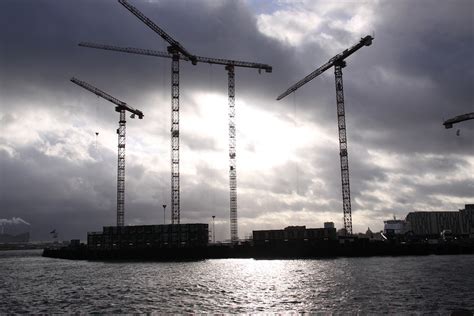 Cranes Port Sea Free Photo On Pixabay Pixabay