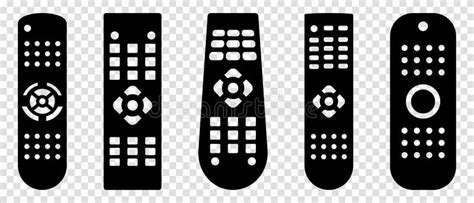 tv remote control icons stock vector illustration of digital 263080259