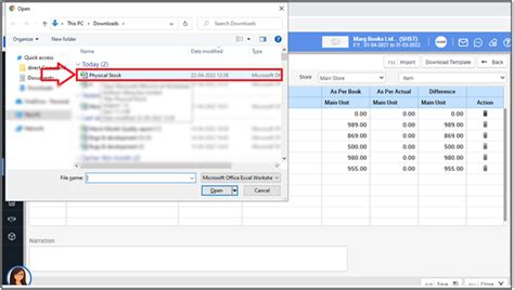 How To Import Physical Stock From Excel In Marg Books