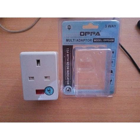 Three Way Adaptor 13a Shopee Malaysia