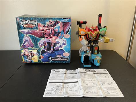 Power Rangers Wild Force Deluxe Isis Command Megazord In Box Fast Ship
