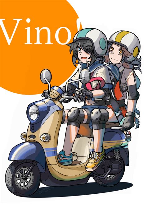 Safebooru 2girls Absurdres Ahoge Bangs Black Gloves Black Hair Blue