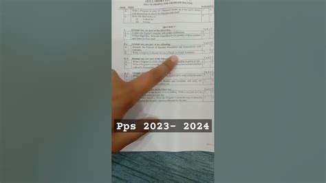 Aktu Pps Question Is Easy Or Tough 🥲😀pps Aktu Aktusyllabus Ppsaktu Importantquestions