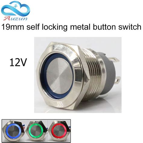 Metal Self Locking Push Button Switch V Voltage