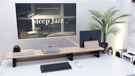 화이트우드 데스크 셋업 And 책상 모니터 크기별 배치 미리보기 Maywood Youtube