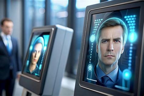Biometric Security Technology Such As Fingerprint Scanners Or Facial