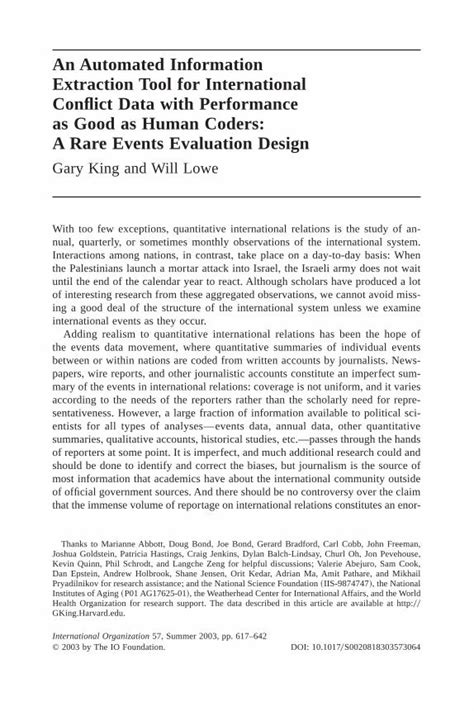 Pdf An Automated Information Extraction Tool For International The