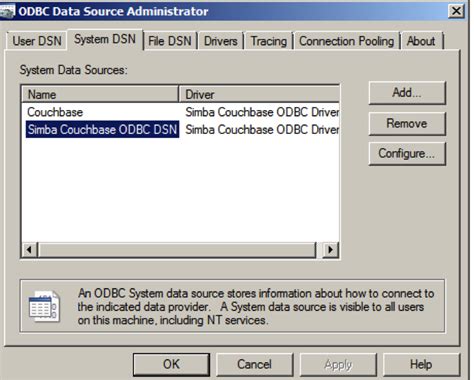 Getting Started With The SIMBA Couchbase ODBC Driver The Couchbase Blog