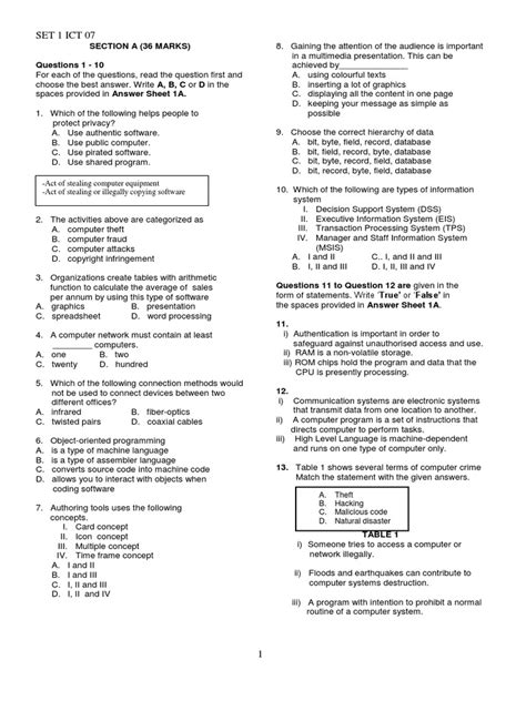 Quiz 1 Pdf Computer Program Programming