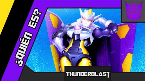 ¿quién Es Thunderblast Youtube