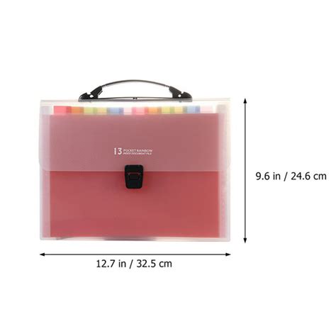 Accordion File Folder Portable Document Organizer Paper Filing Folder