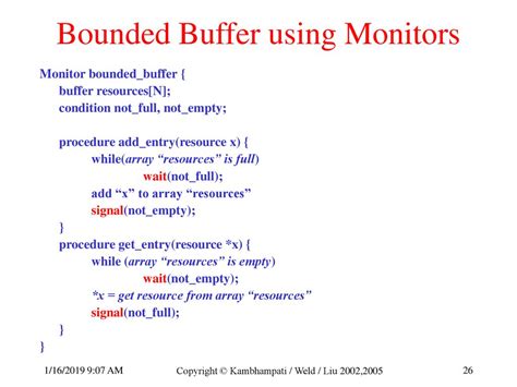 Synchronization Monitors Deadlocks Ppt Download