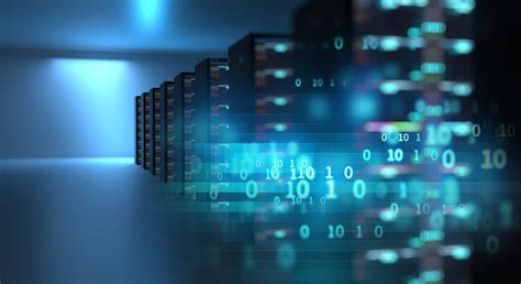 在数据中心中使用服务器机架的服务器机房走图片 包图网企业站