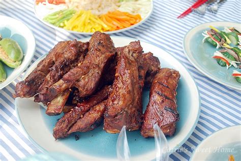 돼지갈비 바베큐