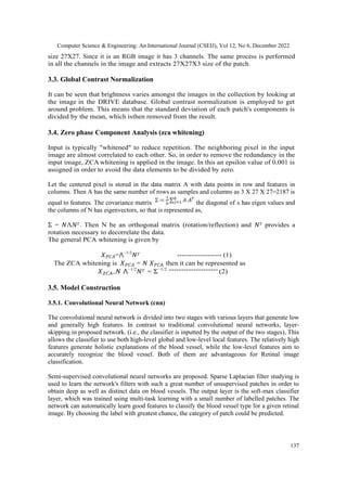 CONVOLUTIONAL NEURAL NETWORK BASED RETINAL VESSEL SEGMENTATION PDF