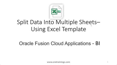 How To Split Data Into Multiple Sheets In Excel Template Xdosheet
