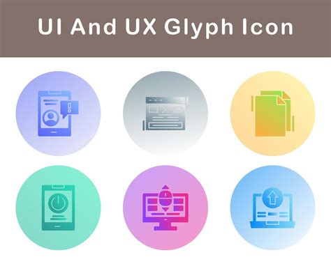 Ui And Ux Vector Icon Set 21014168 Vector Art At Vecteezy