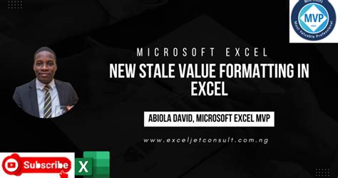 New Stale Value Formatting In Excel Data Analytics