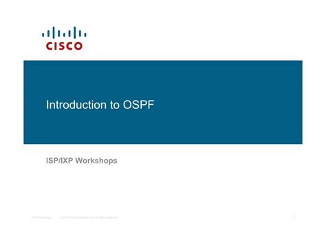 Pdf Introduction To Ospf · Ospf Route Types Intra Area Route All Routes Inside An