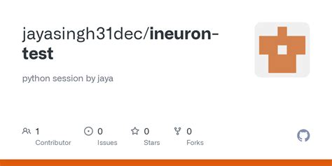 Github Jayasingh31decineuron Test Python Session By Jaya