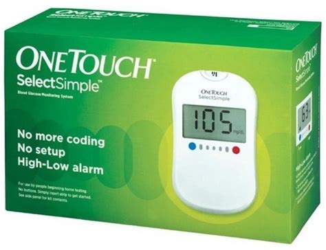 Johnson And Johnson One Touch Select Glucose Monitor With 10 Strips Glucometer Price In India