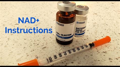 Starting Nad Injection Therapy How To Reconstitute Mix And Inject Nad Shots Nad By Medclub