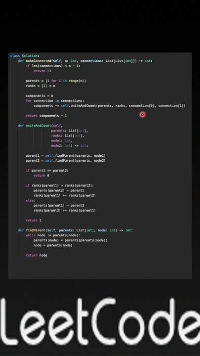 Leetcode 1319 Number Of Operations To Make Network Connected English