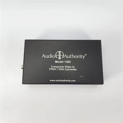 Audio Authority Model 1362 Composite To Component Video Upconverter Used Max Marine Electronics
