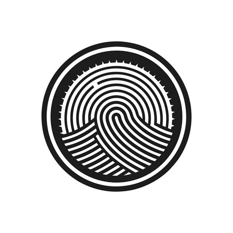 Fingerprint Authentication Trusted Security Systems 50021124 Vector