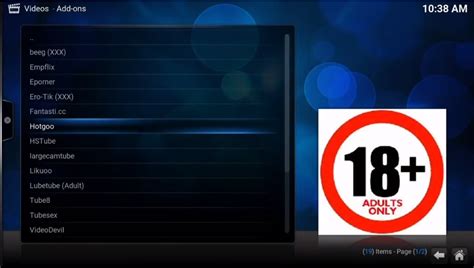 kodi adult addons the fresh list of kodi adult addons for 2025