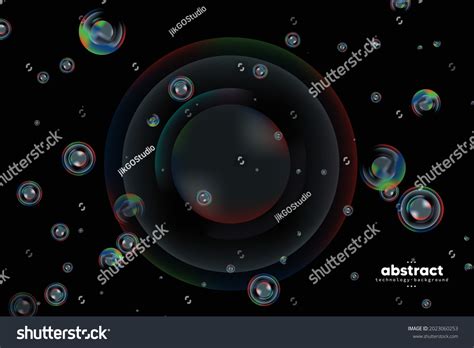 abstract bubble gradient background wallpaper big stock vector royalty